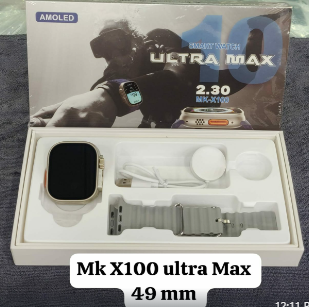 MK X100 Ultra Max Smart Watch – Cubeonline.pk